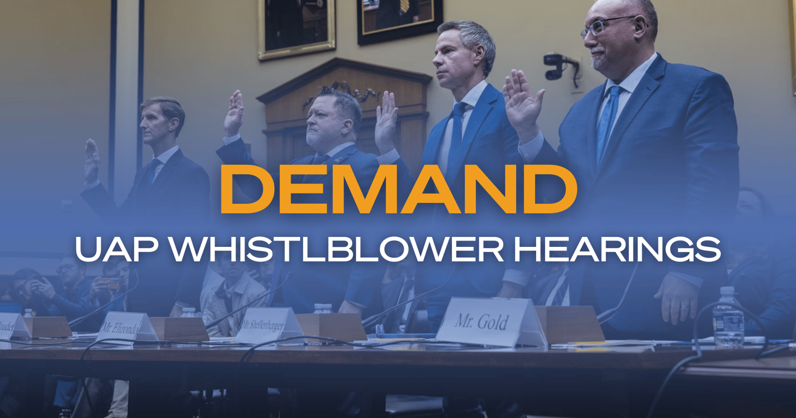 Demand Congress Hold Public Hearings with UAP Whistleblowers – New ...