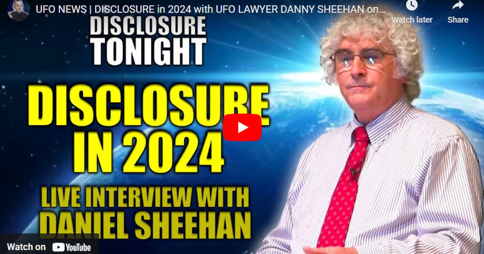 Disclosure Tonight - Disclosure In 2024 – New Paradigm Institute