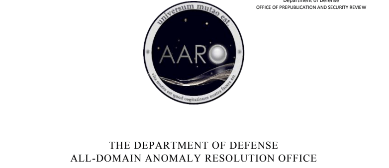 AARO Report on the Historical Record of U.S. Government Involvement ...
